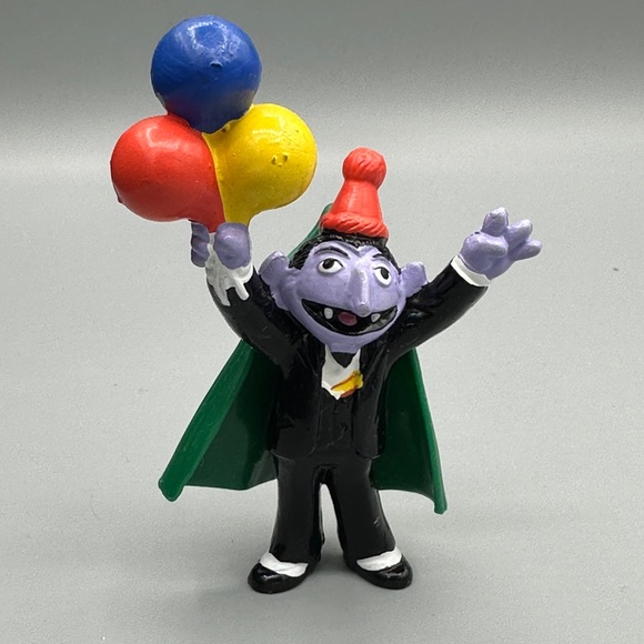 Toys | Muppets The Count Von Count Figure With Balloons Pvc Applause ...
